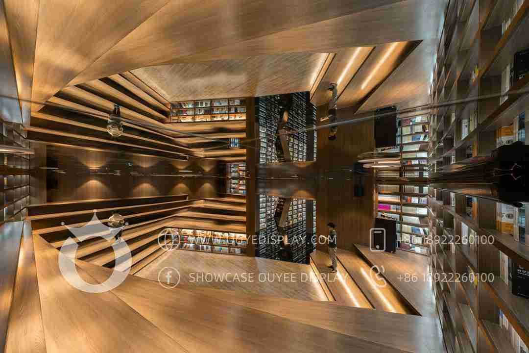 Lbrary Bookshelf in Customize Dimensions Library Magazine Rack