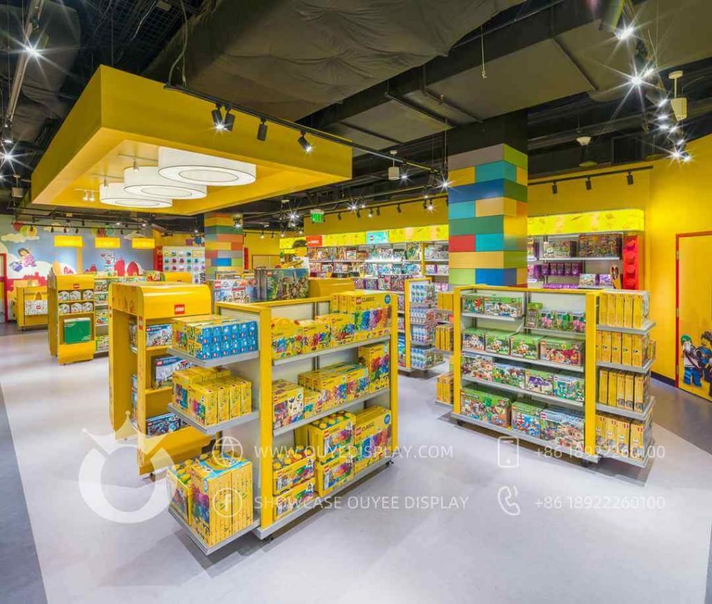 Attractive Toys Store Display Showcase