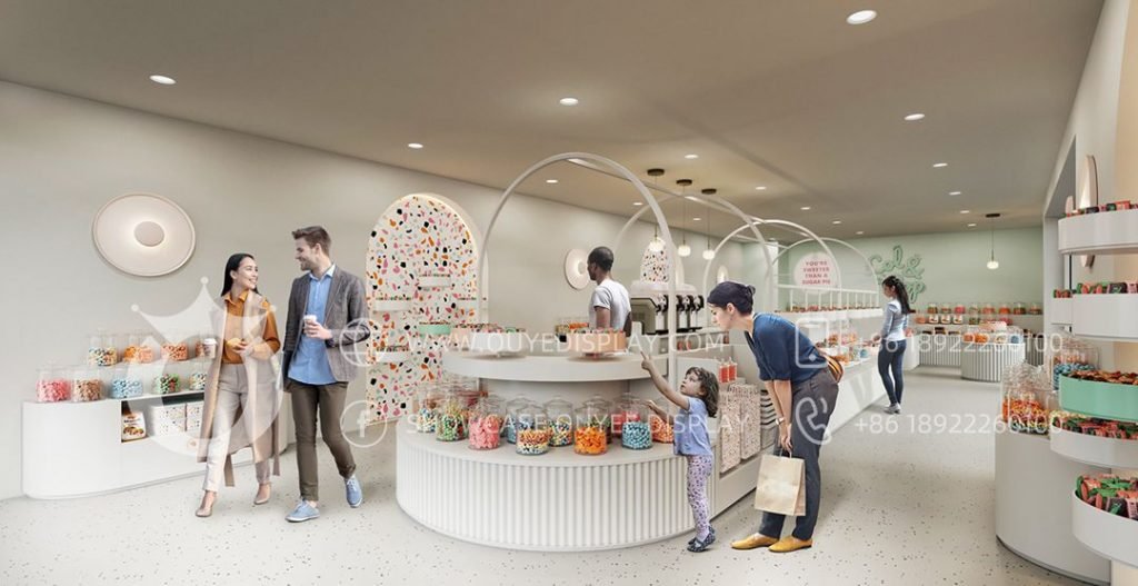 Custom Candy Shop Interior Design Sweet Shop Display Furniture