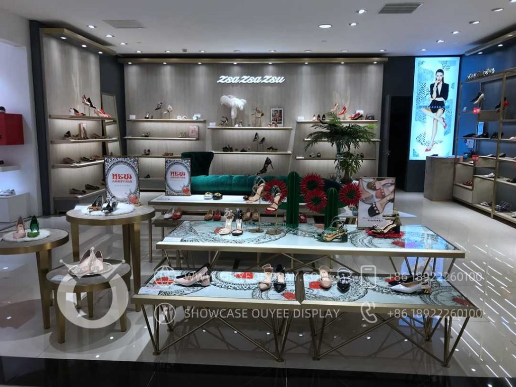 Shoe Store Wall Display Decoration Shoe Shop Interior Design