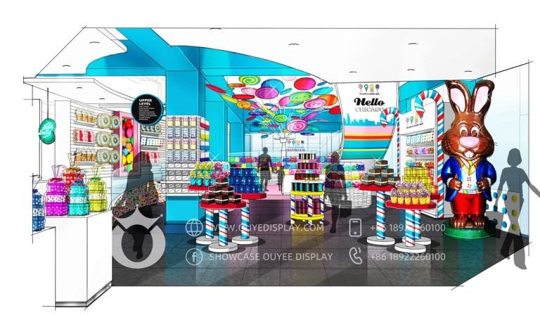 Candy Display Sweet Shop Counter Design Candy Shelf