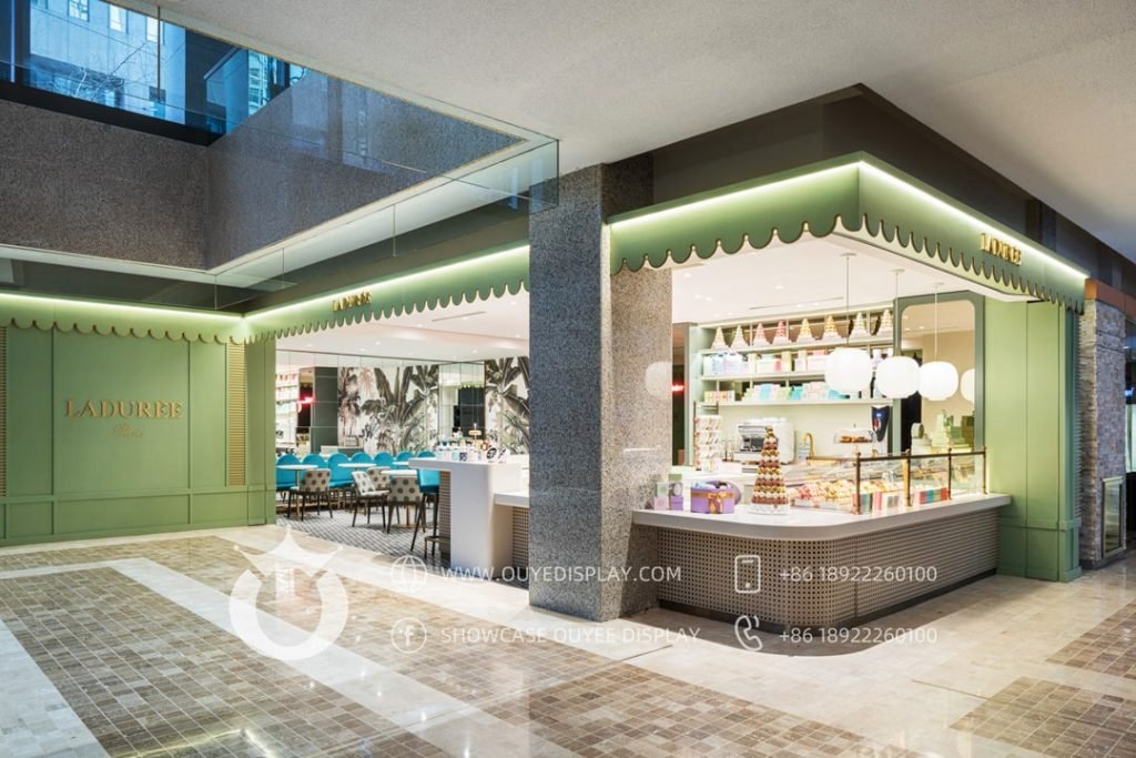 Chocolate Kiosk Sweet Display Counter Colorful Snack Shop