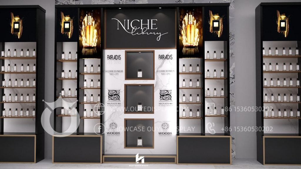 Perfume Store Fixtures Display Showcase Design For Retail Shop