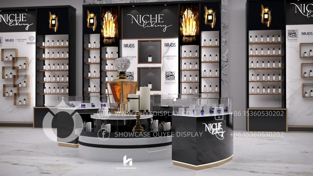 Perfume Store Fixtures Display Showcase Design For Retail Shop