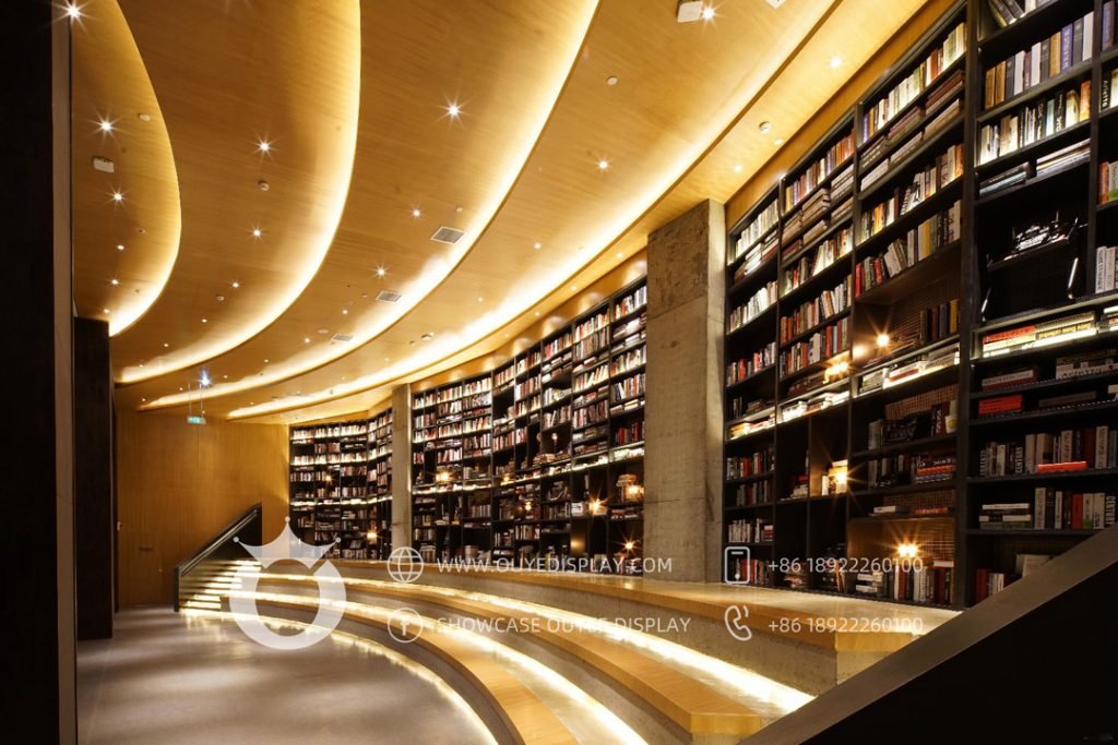 Modern Library Kids Library Furniture Wooden Library Bookshelf