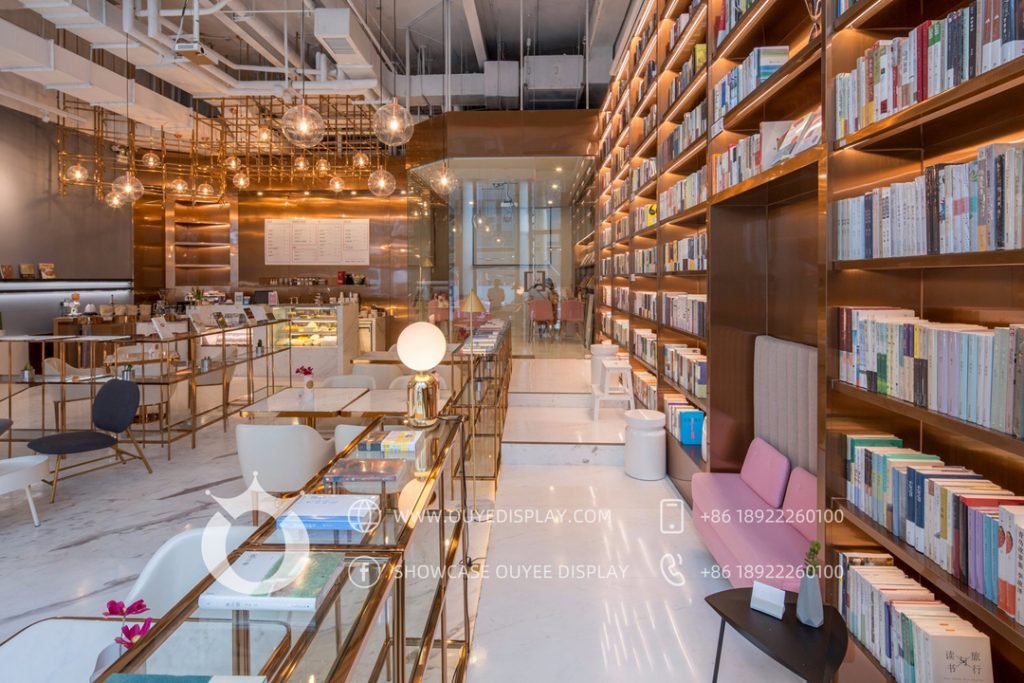 Modern Library Equipment Wall Book Display Rack For Bookstore