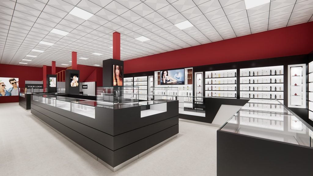 Design For Perfume Shop Furniture Showcase Fragrance Store