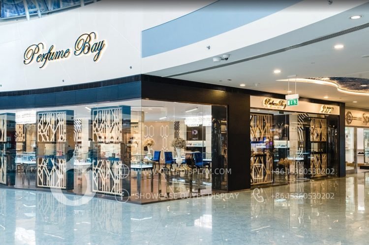 Perfume Shop Interior Design Supply With Perfume Showcase