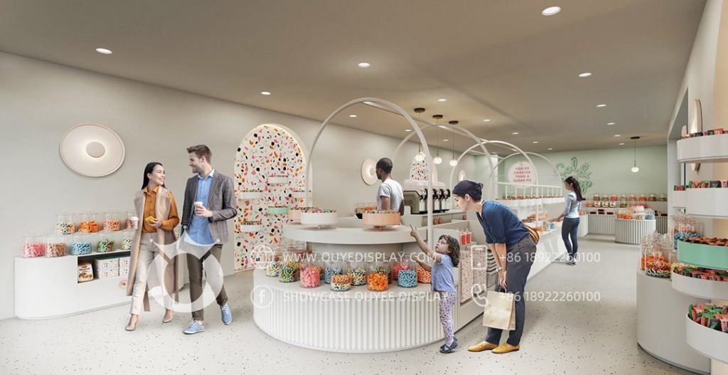 Sugar shop Candy Store Display Rack Nice Sweets Shop Design