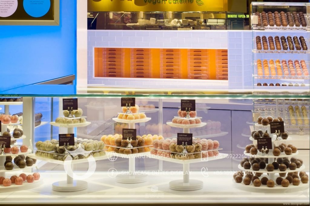 Chocolate Shop Retail Chocolate Display Cabinet Candy Kiosk