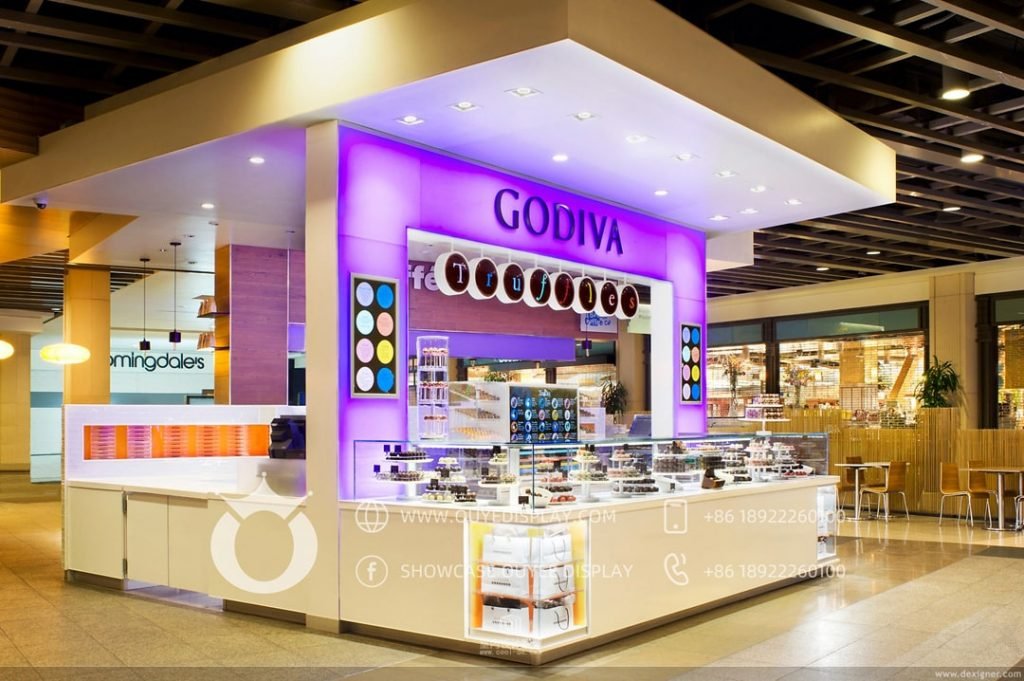Chocolate Shop Retail Chocolate Display Cabinet Candy Kiosk