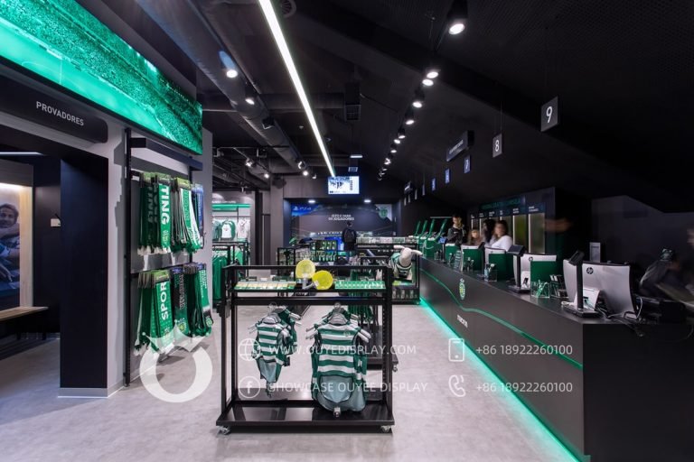 Movable custom clothing shop design Display Rack
