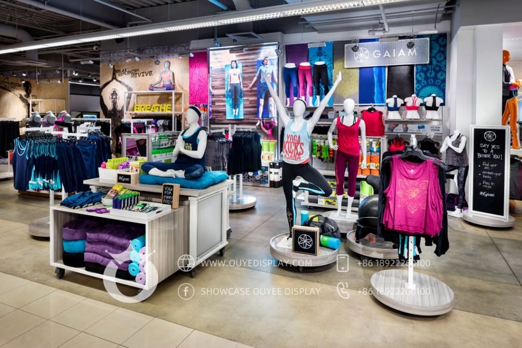 Garment Clothes Fancy Sports Shop Decoration Design