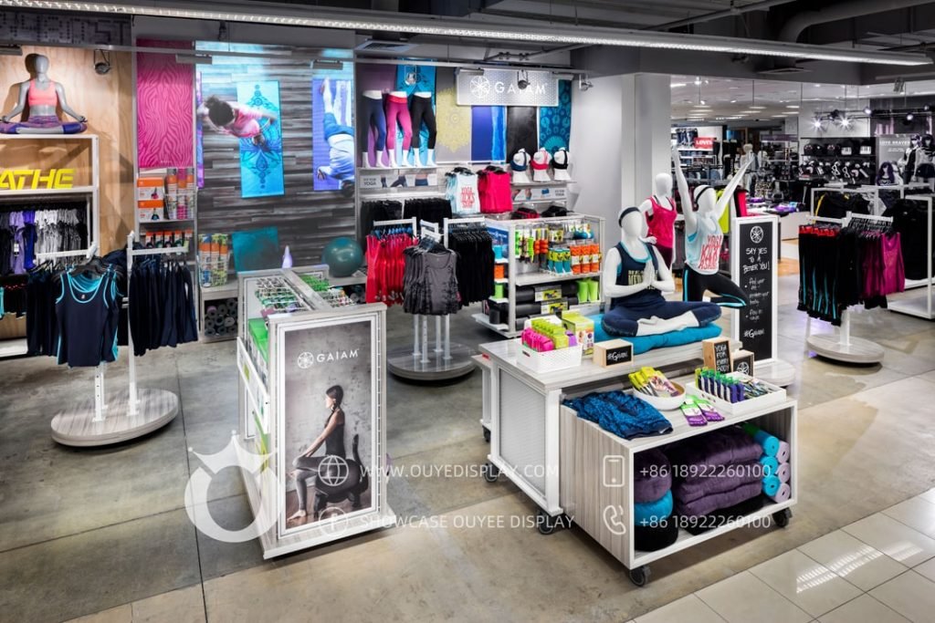 Garment Clothes Fancy Sports Shop Decoration Design