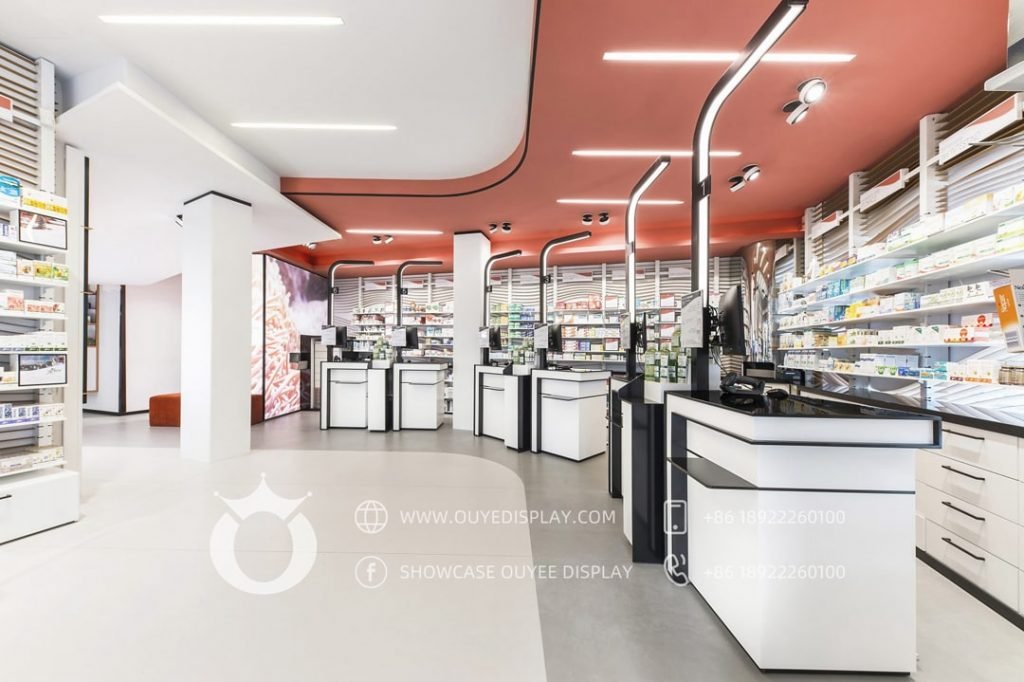 Pharmacy Shop Decoration Medical Store Furniture Design