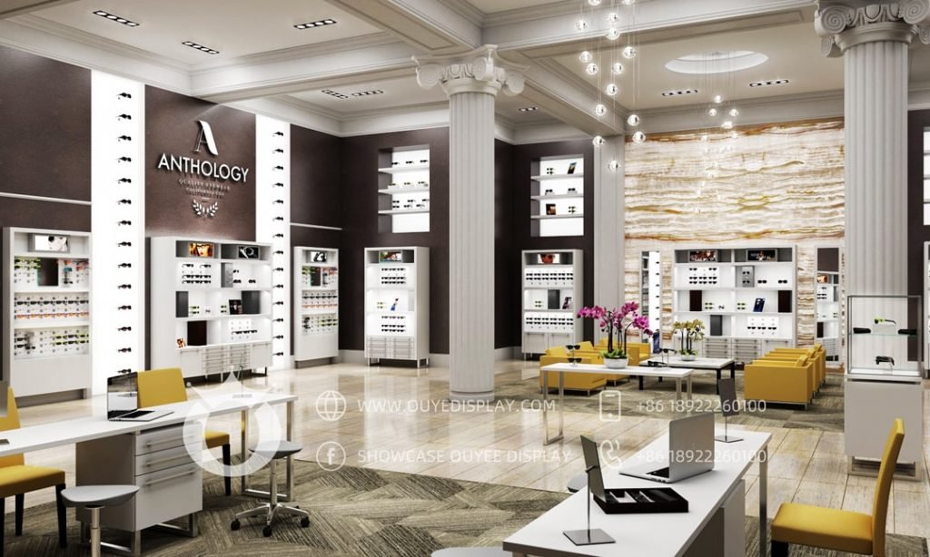 Optical Frame Wall Display Panel Fixtures | store display fixtures ...
