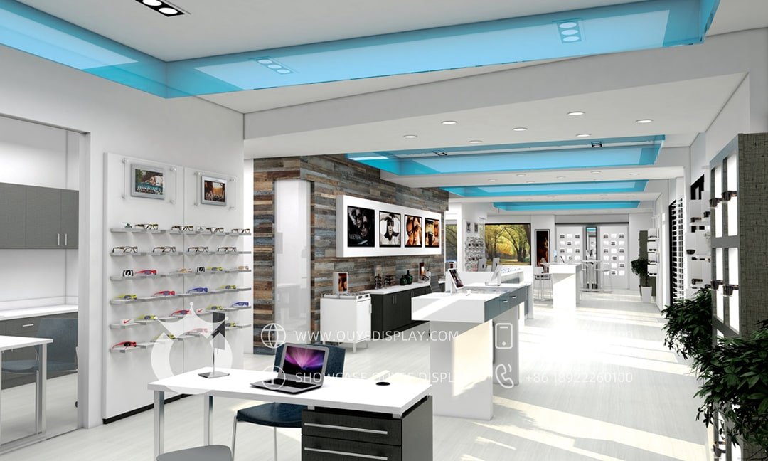 Optical Frame Wall Display Panel Fixtures - store display fixtures ...