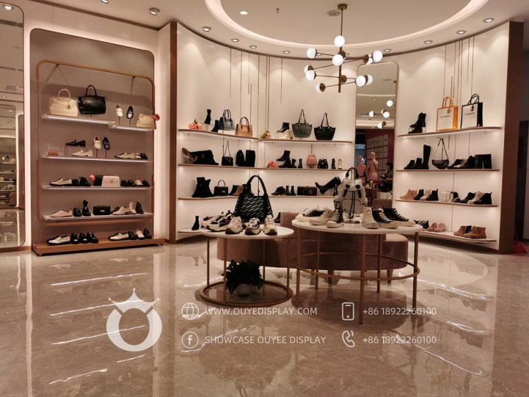 Shoe Display Ideas Gift Shop Furniture Wall Shoes Display