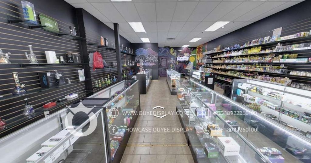Smoke shop design ideas - Glass display counter