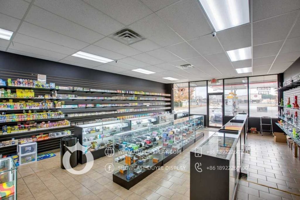 Smoke shop design ideas - Glass display counter