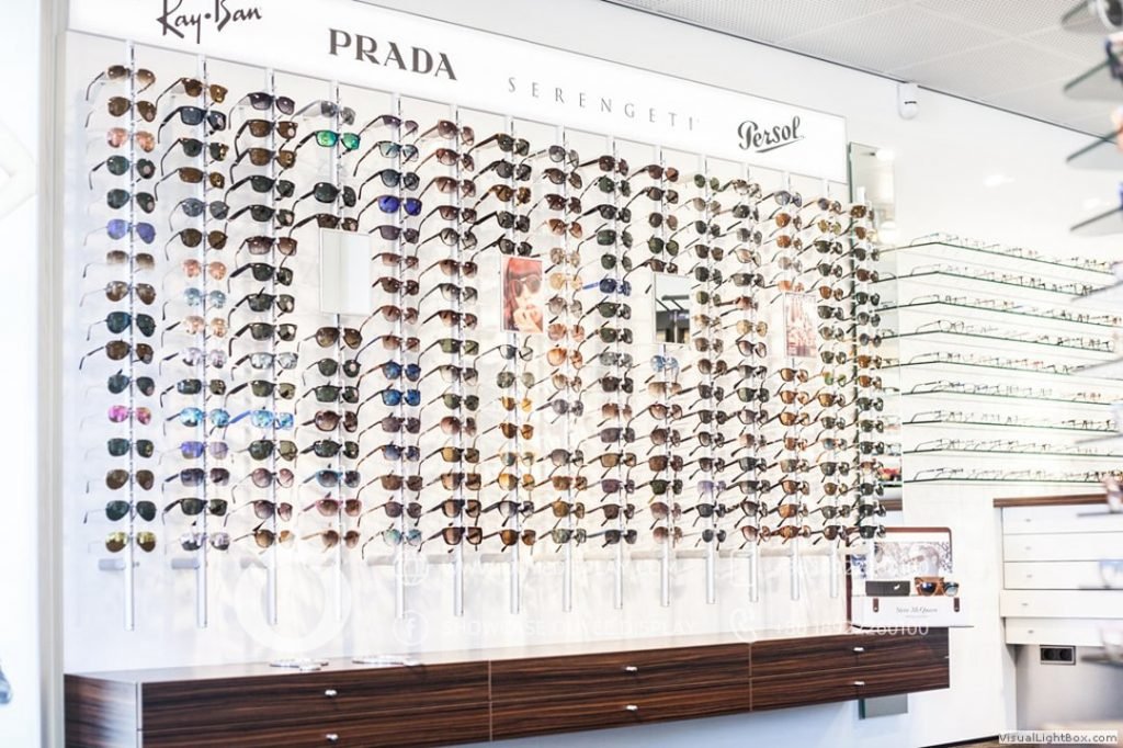 Professional Glasses Metal Showcase Display Counter Cabinet | store ...