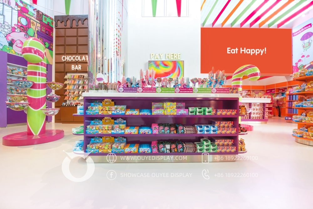 There are 5 key points to pay attention to when decorating candy store ...