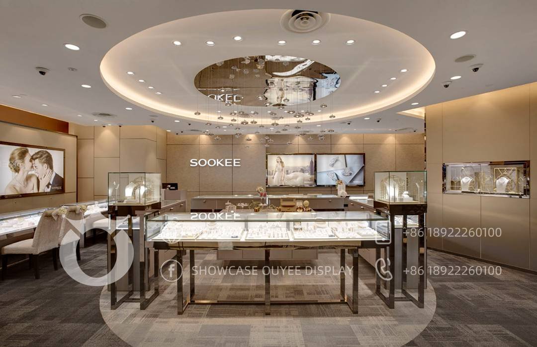 The elements of a high-end jewelry store design need attention