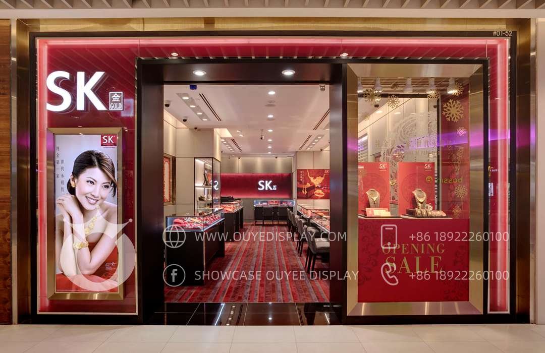 The elements of a high-end jewelry store design need attention