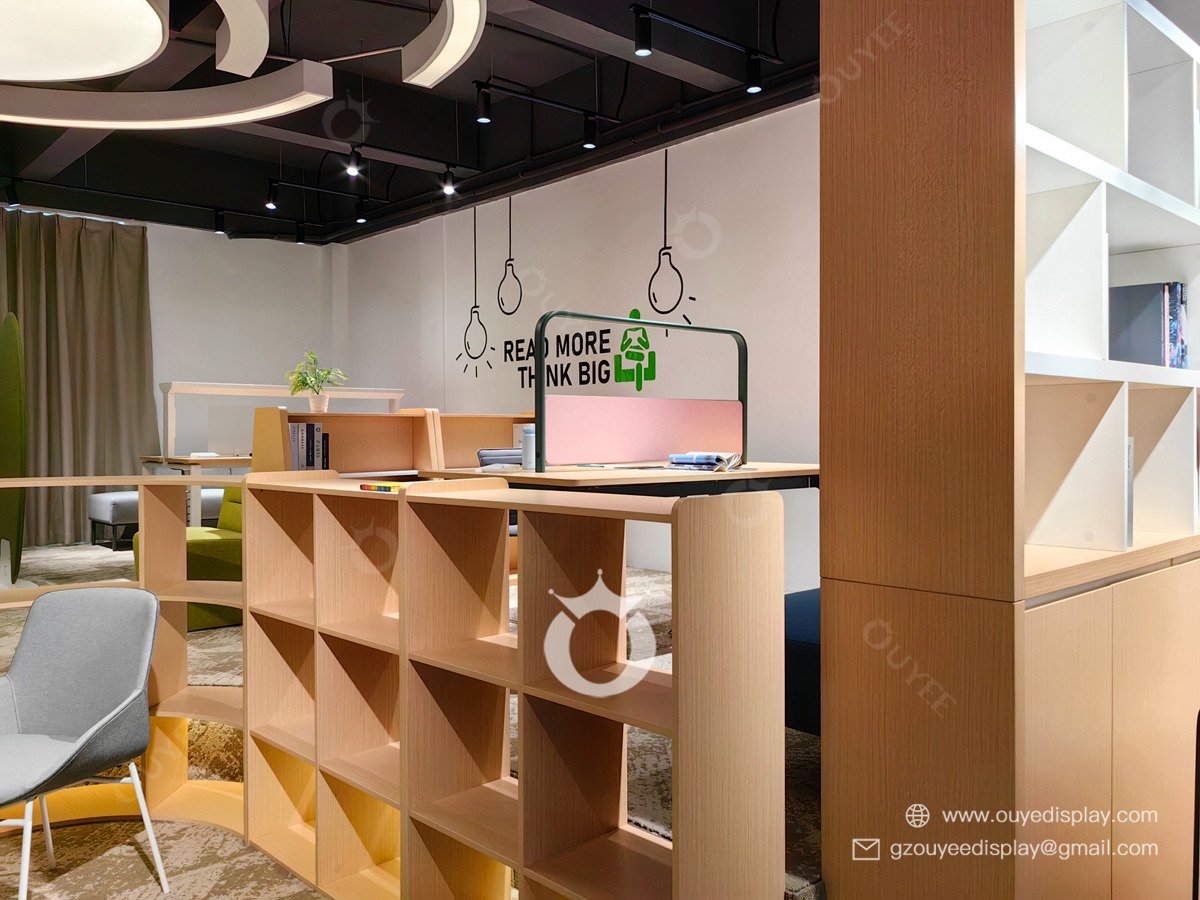 Book Rack Display Library Modern Design | store display fixtures ...