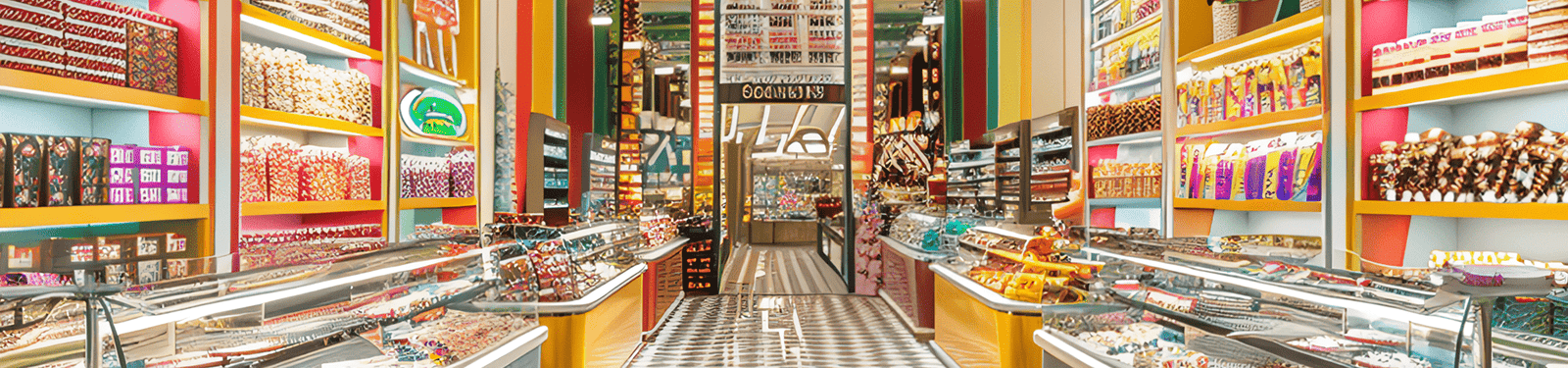 Candy Stores Interior Design | Chocolate Counter showcase
