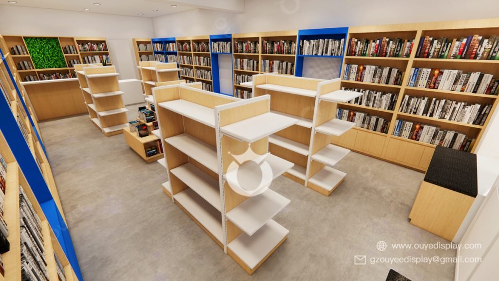 Gondola Books Rack Bookstore Design | OUYEE DISPLAY