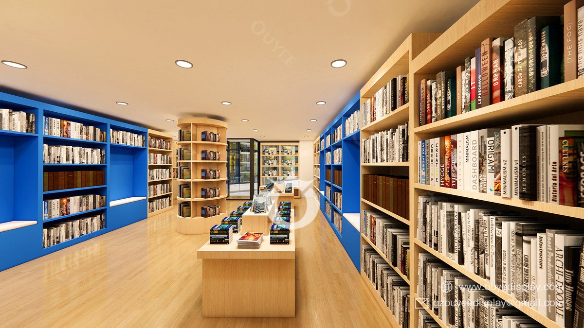 trendy modern bookshelf designs tall book shelf - store display ...