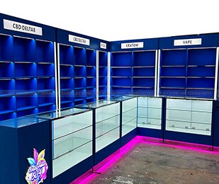 Smoke Shop Display Cases | store display fixtures | interior design ...