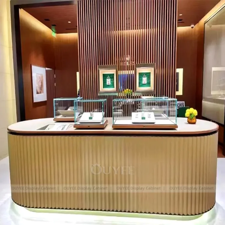 Refined White Jewelry Display Towers | Custom Jewelry Showcase Manufacturer